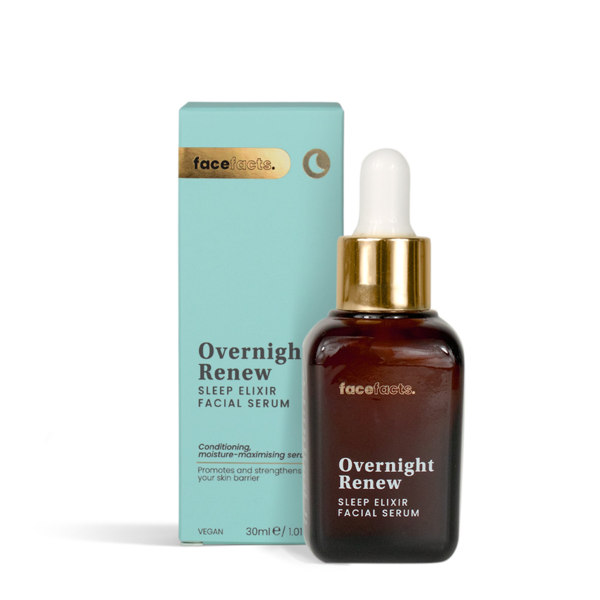 Face Facts Overnight Renew Sleep Elixir Facial Serum | Vegan | 30ml ...